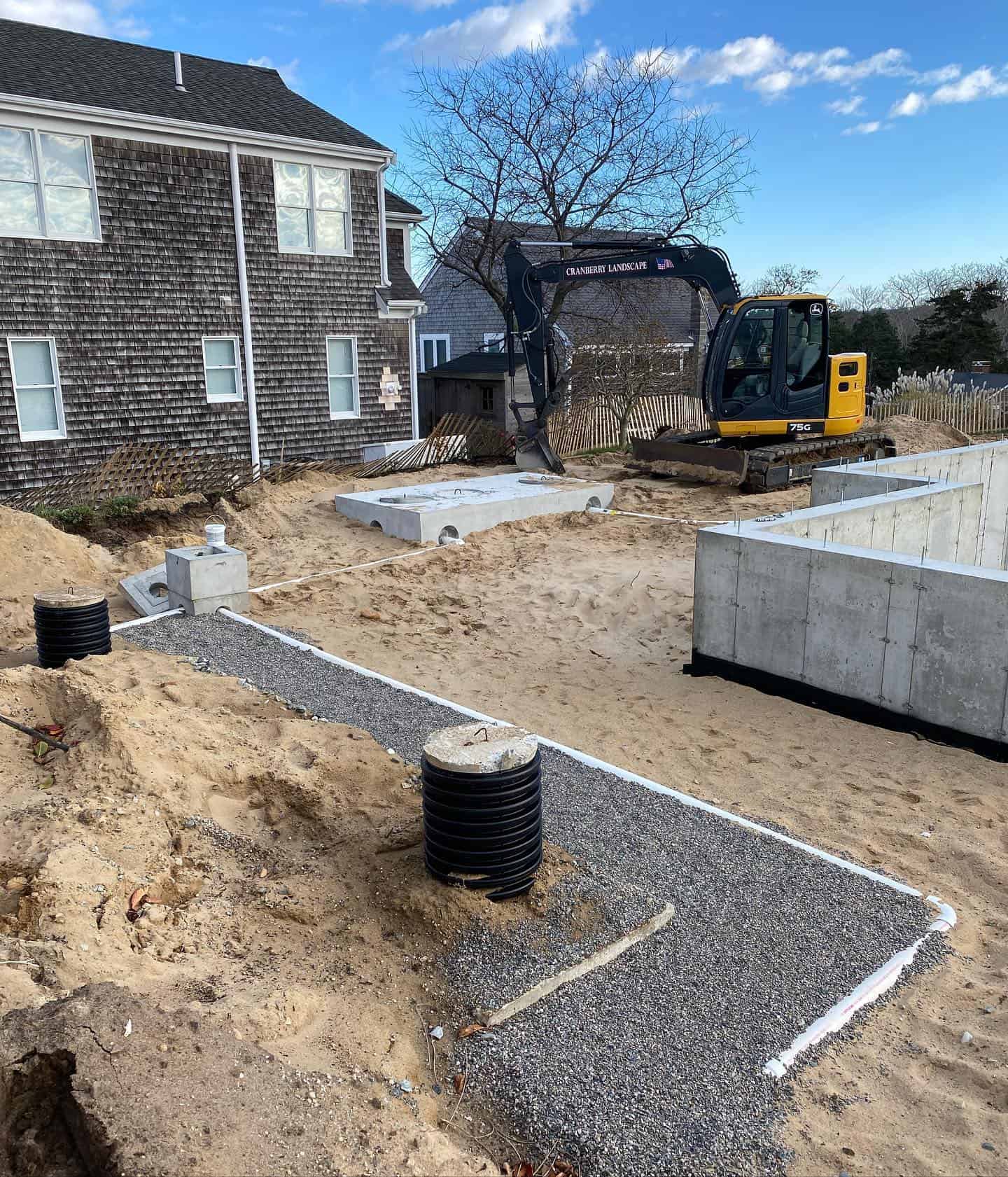 Cape Cod Septic System Installation - Cranberry Landscape & Design
